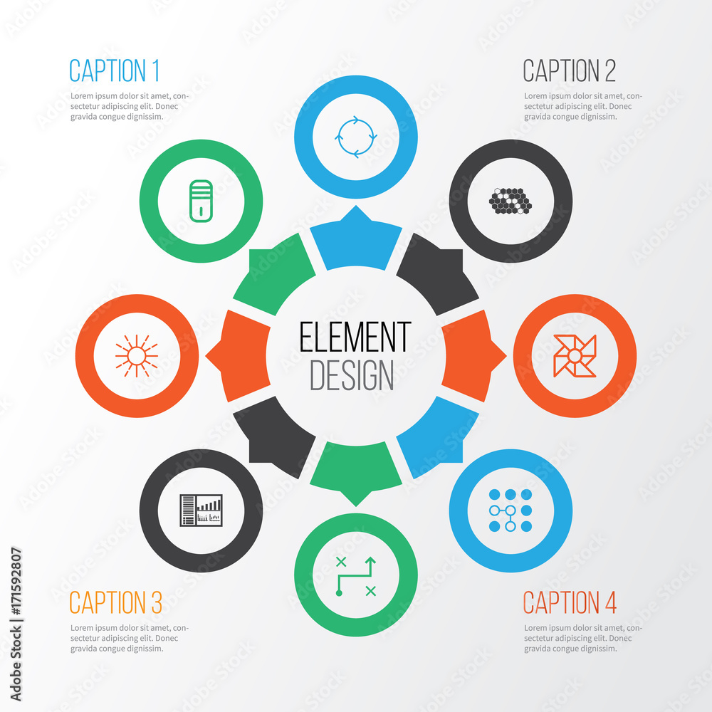 Machine Icons Set. Collection Of Solution, Mainframe, Lightness Mode And Other Elements. Also ...