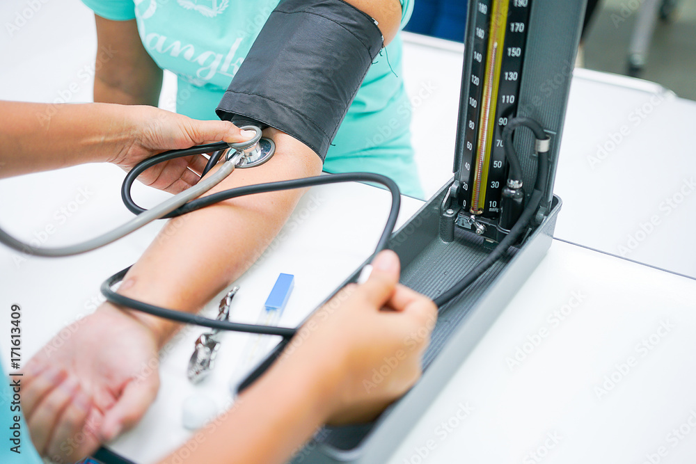 Sphygmomanometer And Stethoscope