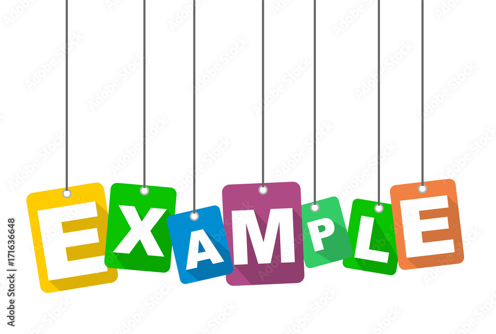 Colorful vector flat design background example. It is well adapted for ...