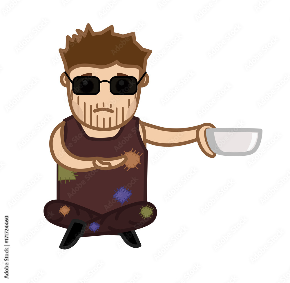 Begging Clipart