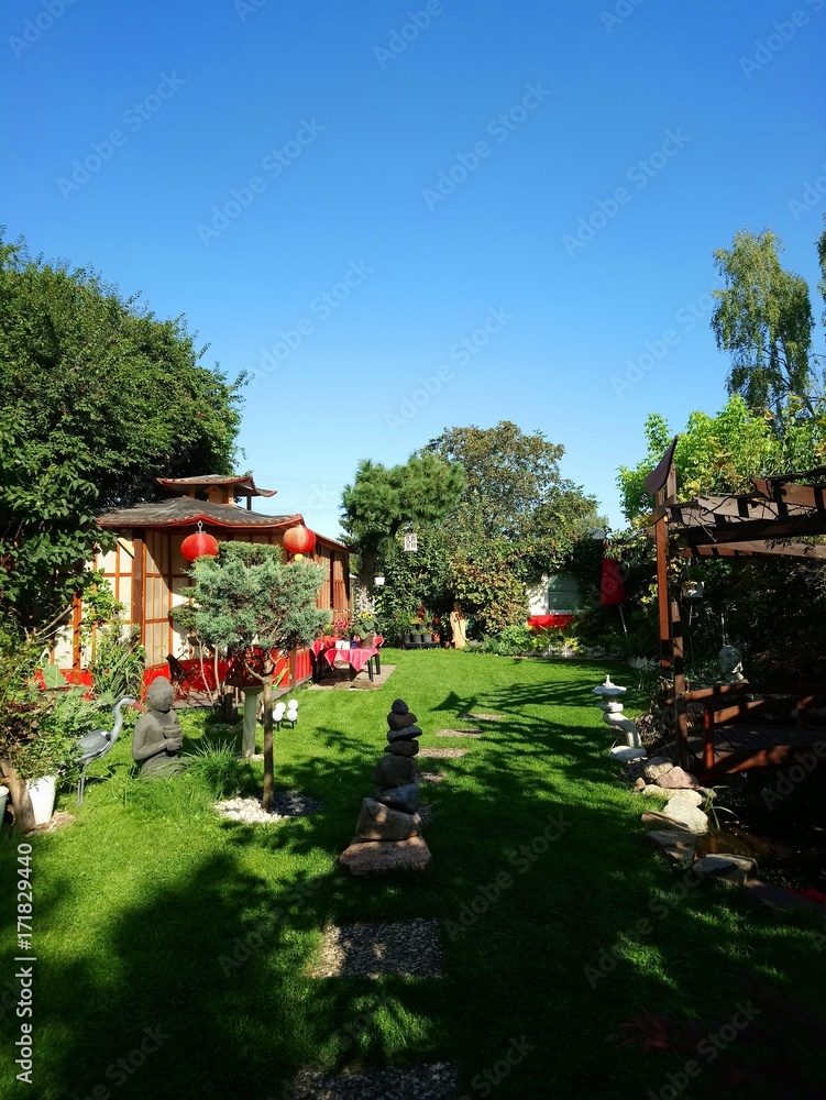Romantischer Garten