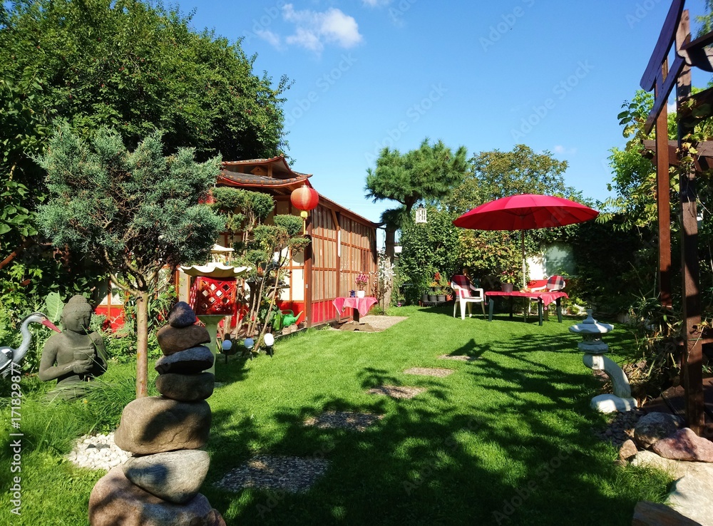 Romantischer Garten