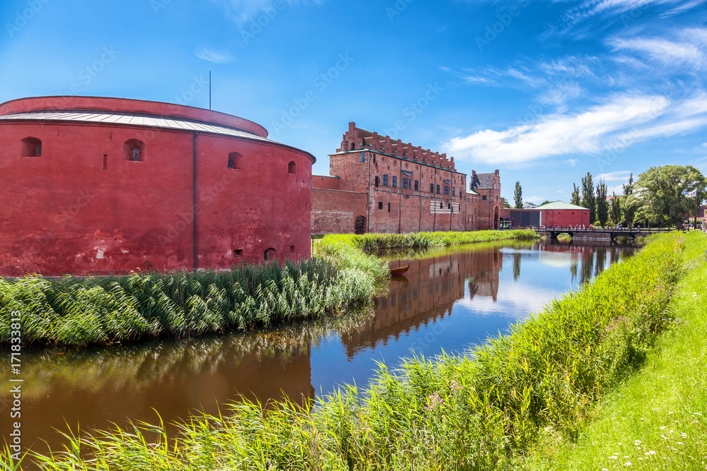 Malmo Castle or Malmohus slott in Malmo, Southern Sweden, Scandinavia ...