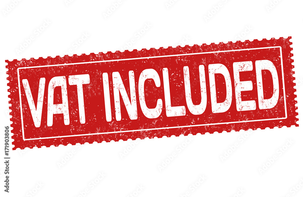 VAT included sign or stamp Stock Vector | Adobe Stock