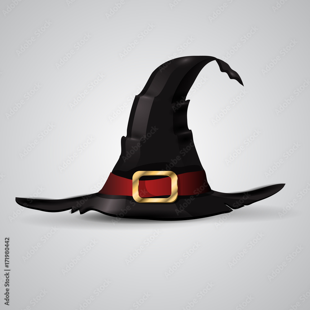 Wizard hat, vector Stock Vector | Adobe Stock
