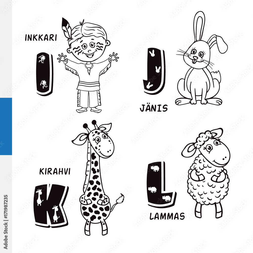 Finnish Alphabet Characters