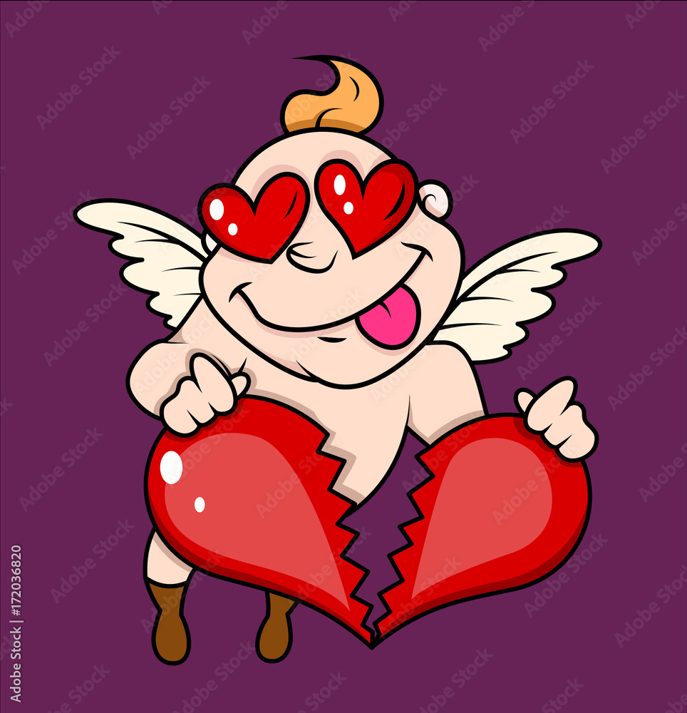 Cupid Heart Clip Art