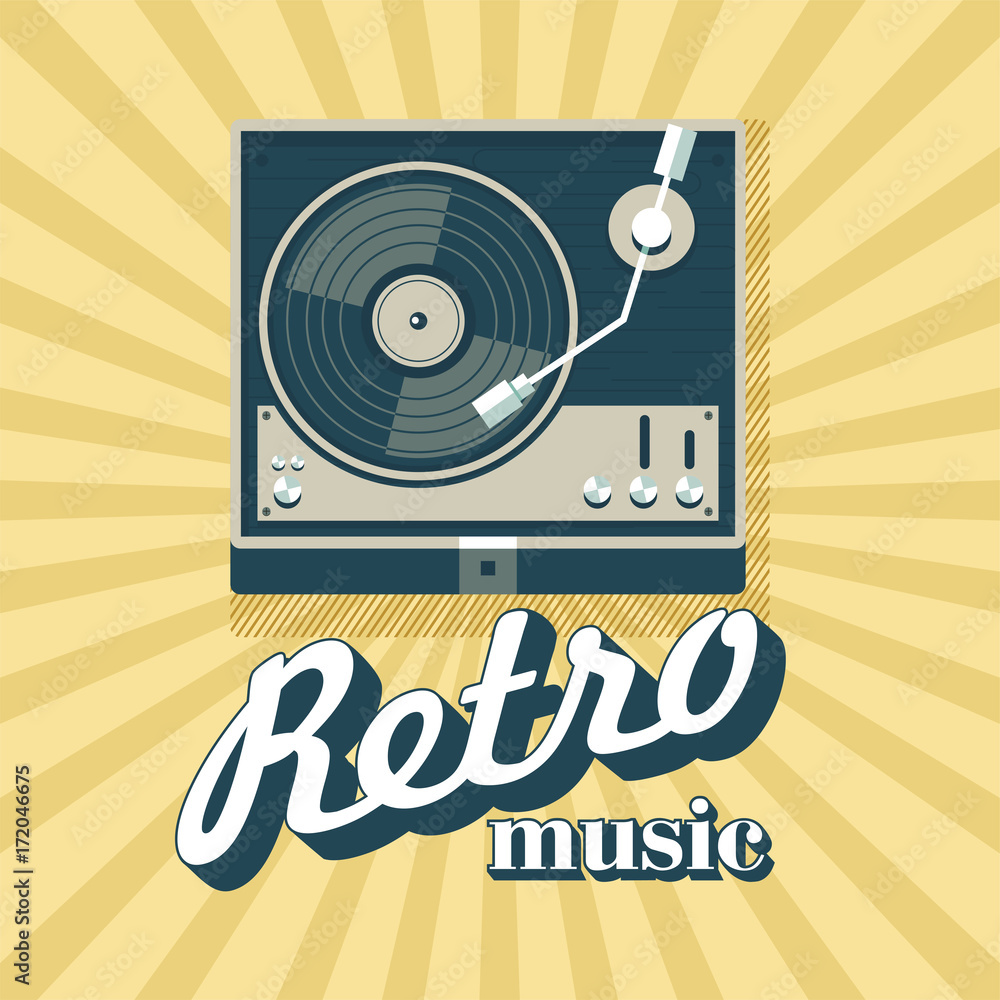 Retro Music Illustration