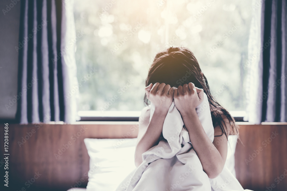 Stop violence against women ., concept photo of Sexual assault. Stock ...