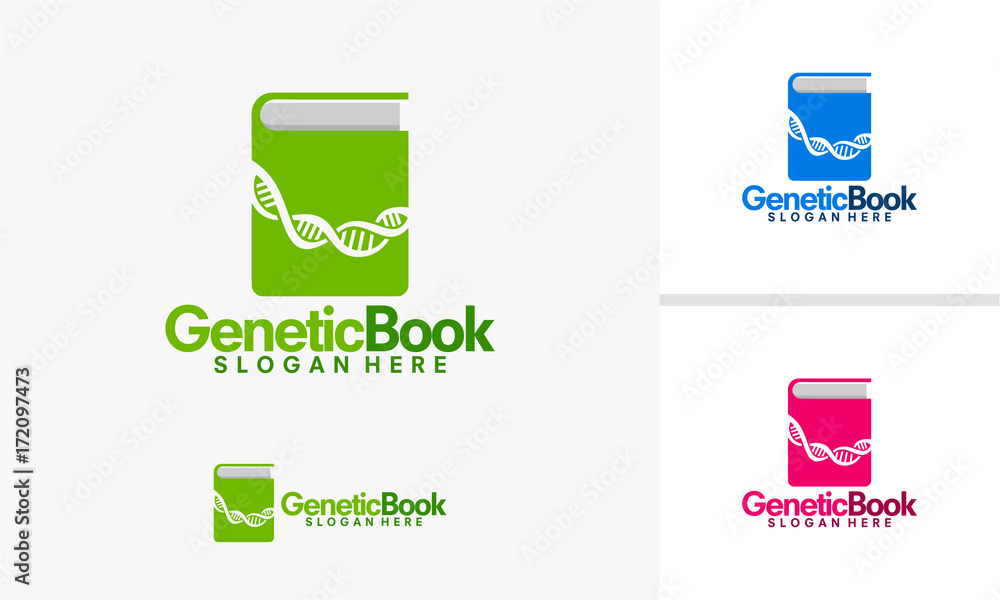 Genetic Book Logo designs template, Healthcare Learn Logo designs ...