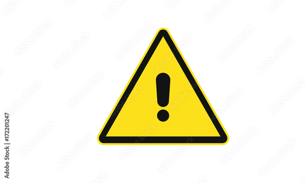 General warning sign Stock Vector | Adobe Stock