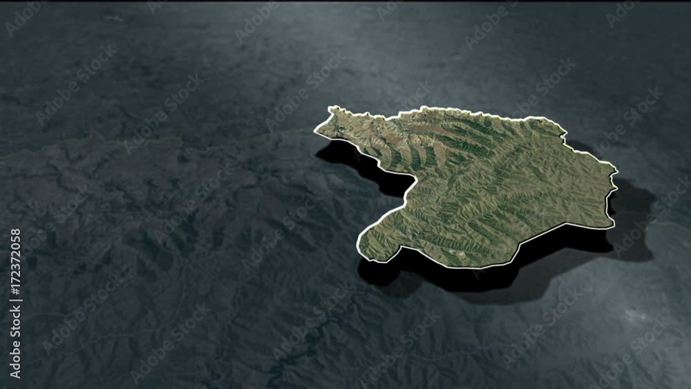 Butha-Buthe with Coat Of Arms Animation Map Districts of Lesotho vídeo ...