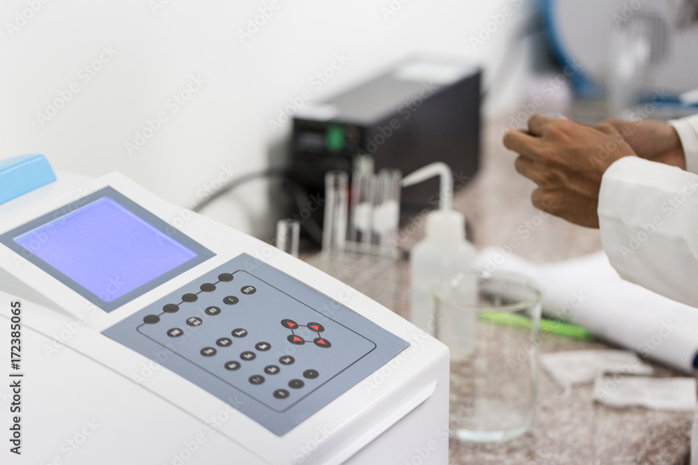 Spectrophotometer for lab experiments. Stock Photo | Adobe Stock