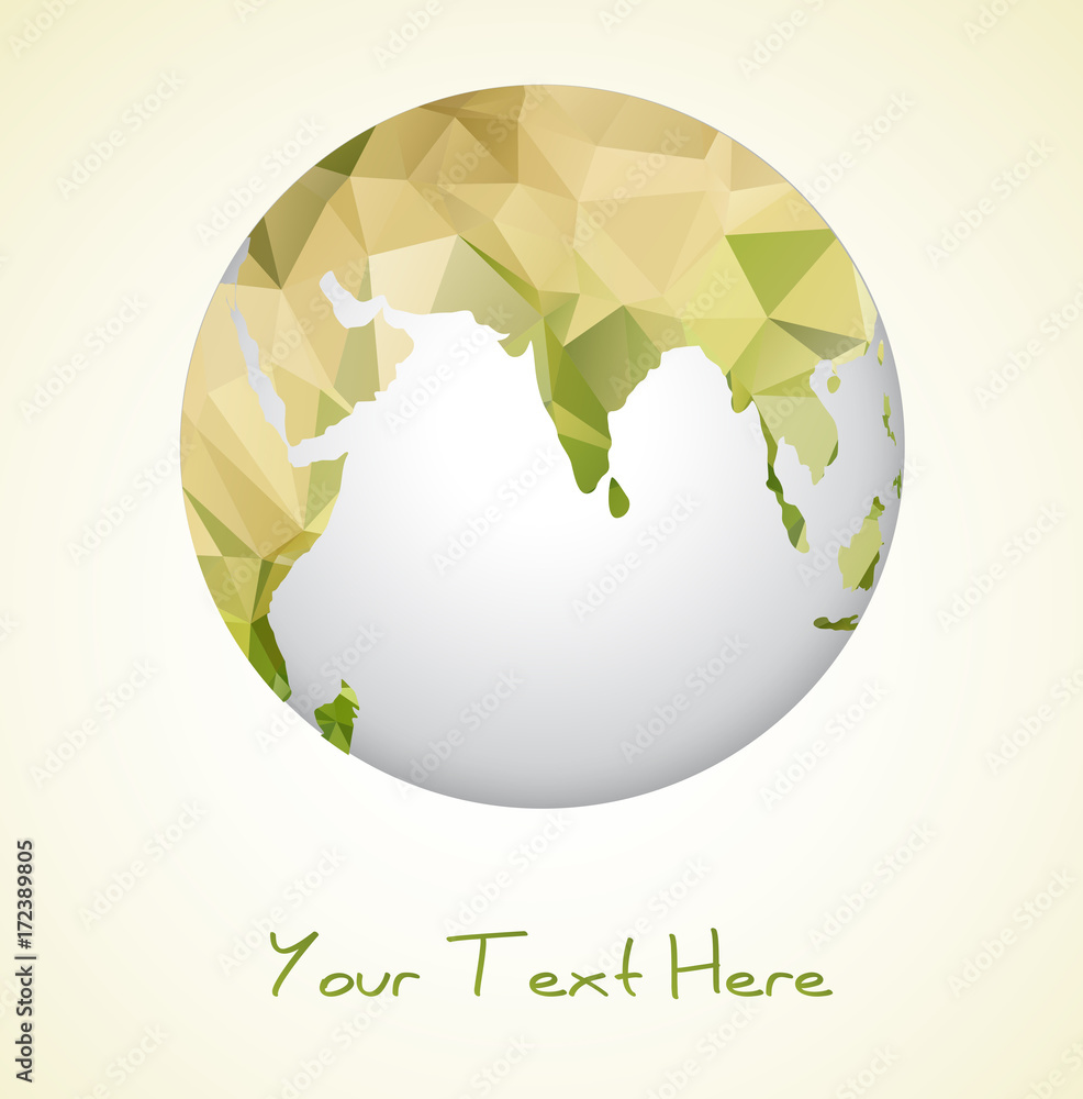 Abstract Earth Vector Stock Vector | Adobe Stock