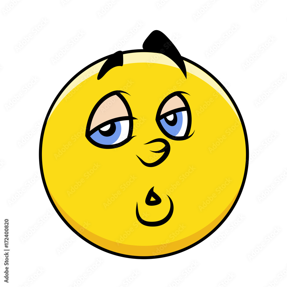 Whistle Smiley Vector Stock Vector | Adobe Stock