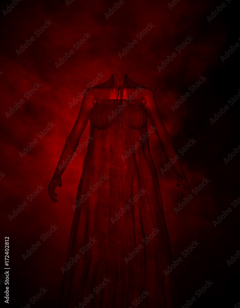 Scary Headless Ghost