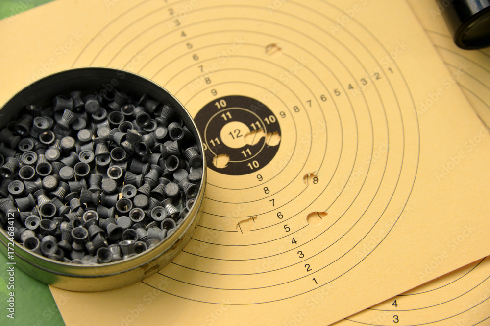 Zielscheibe, Schießsport, Luftgewehr, Diabolos, Projektil, Eierbecher ...