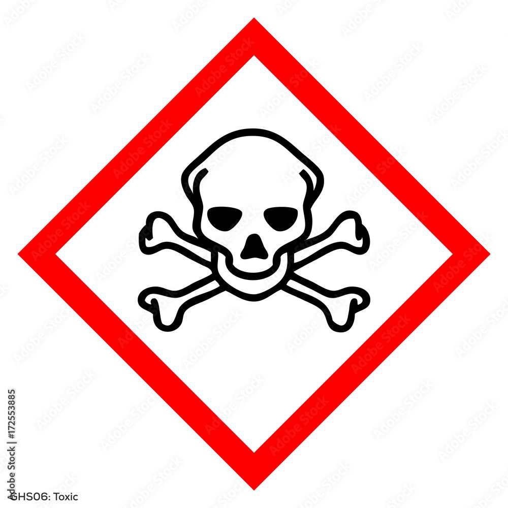Toxic symbol GHS sign or symbol vector illustration Stock Vector ...