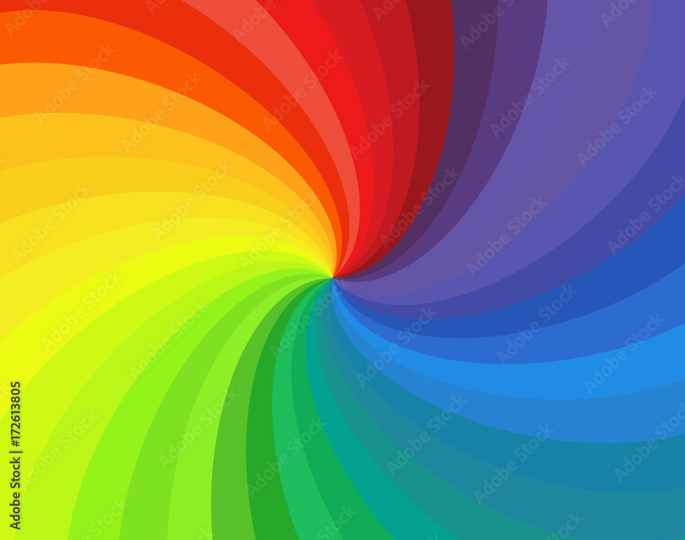 Rainbow Spectrum Background - clip-art vector illustration Stock Vector ...