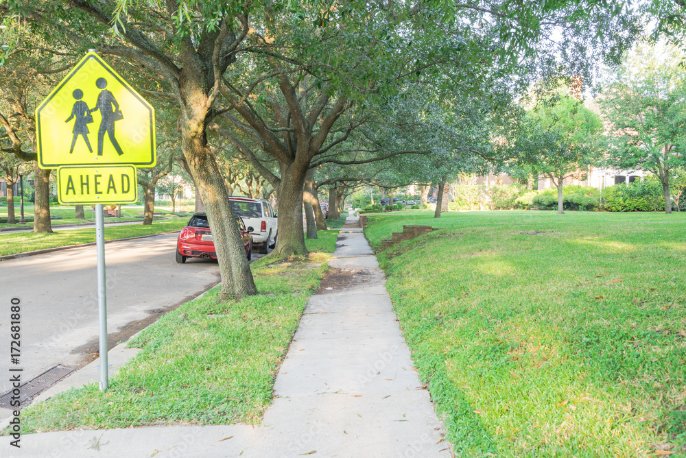 Neighborhood Street Side View