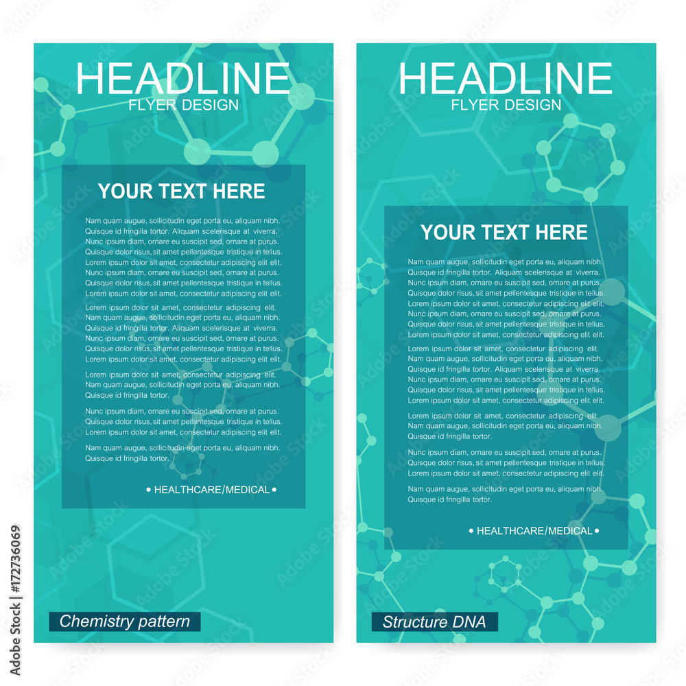 Leaflet flyer layout. Magazine cover corporate identity template ...