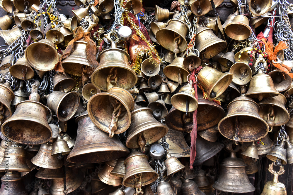 Pile of small bells Stock Photo | Adobe Stock