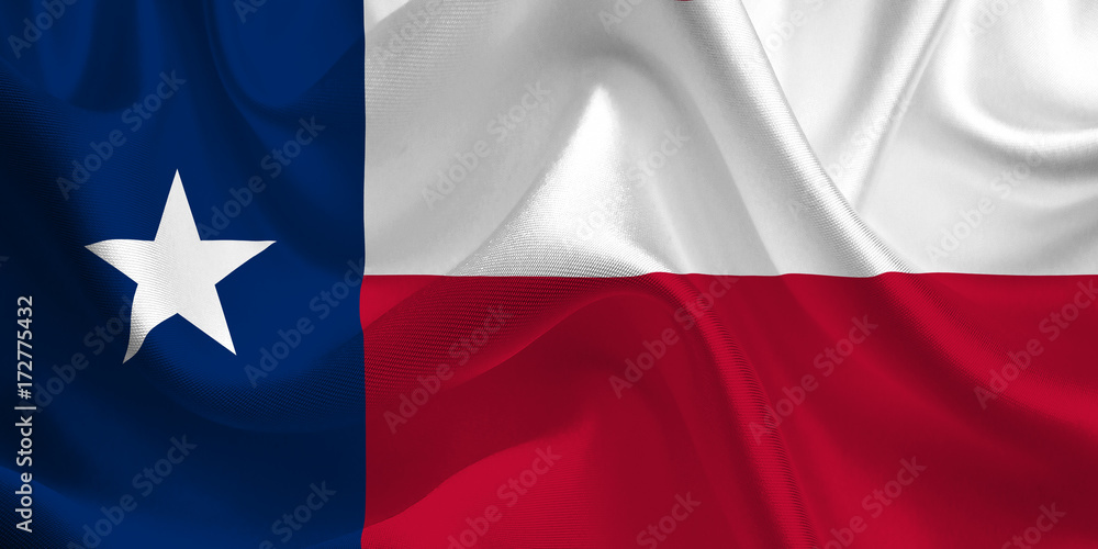 Waving flag of the Texas. Flag in the Wind. National mark. Waving Texas ...