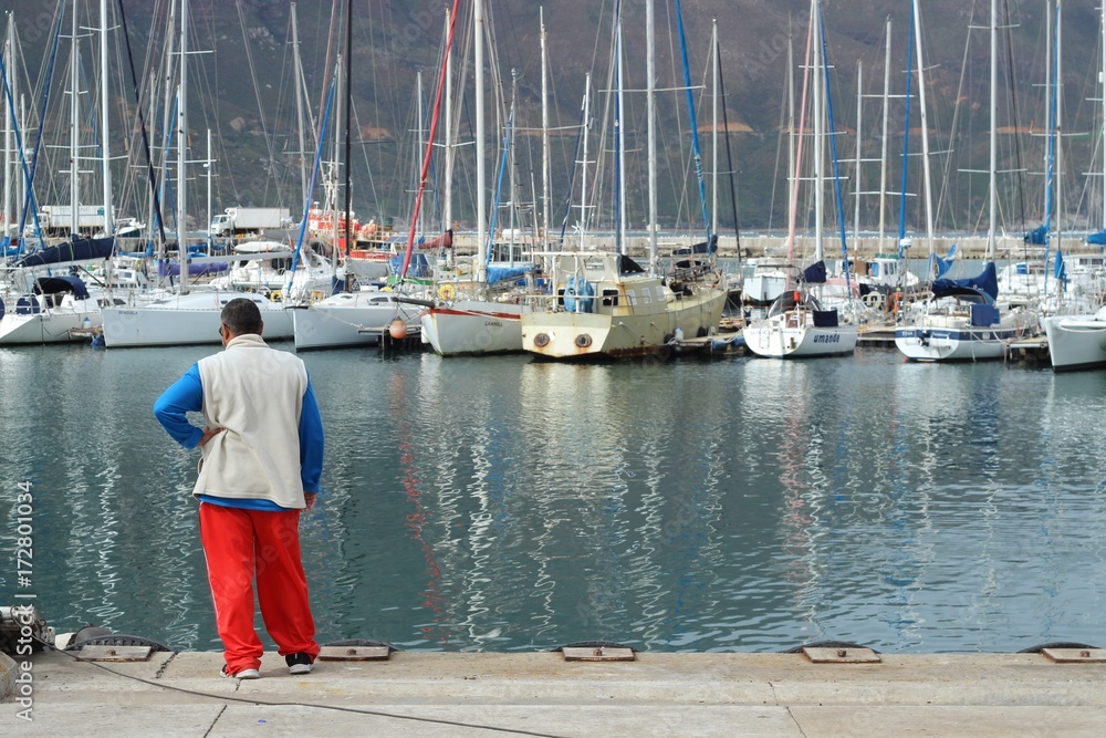 Harbour Scene Stock Photo | Adobe Stock