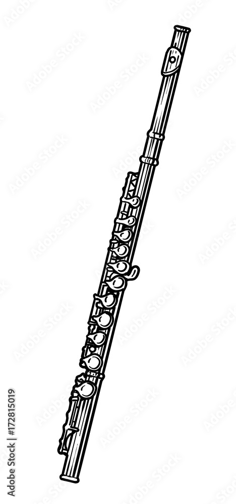 How To Draw Flute