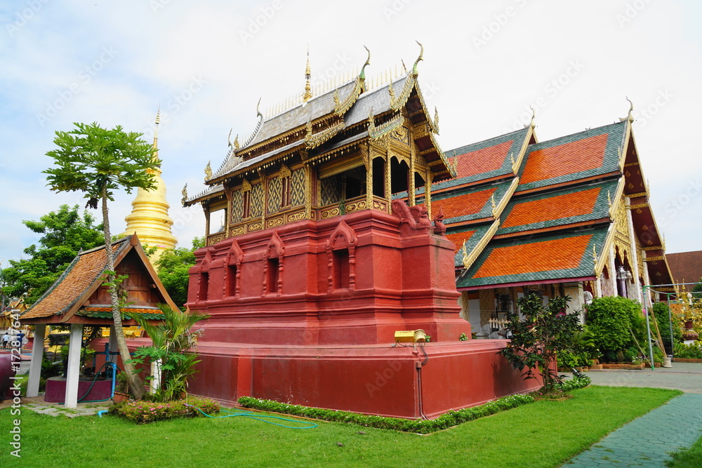 Wat Phra That Hariphunchai Stock Photo | Adobe Stock