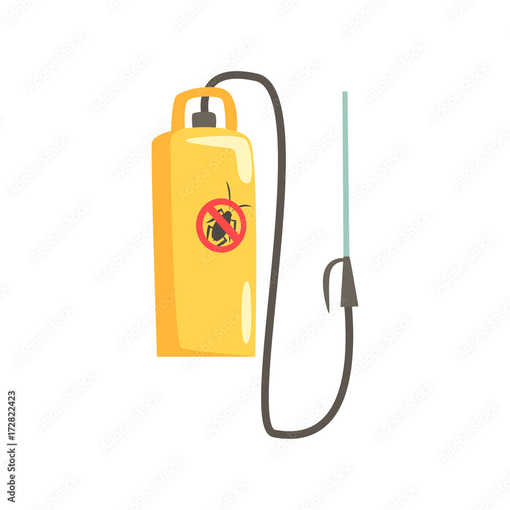 Pesticide Sprayer Cartoon