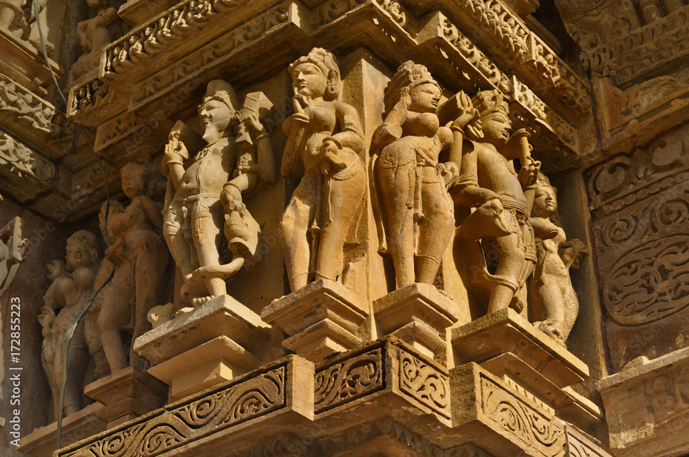 Erotic Human Sculptures At Vishvanatha Temple Western Temples Of
