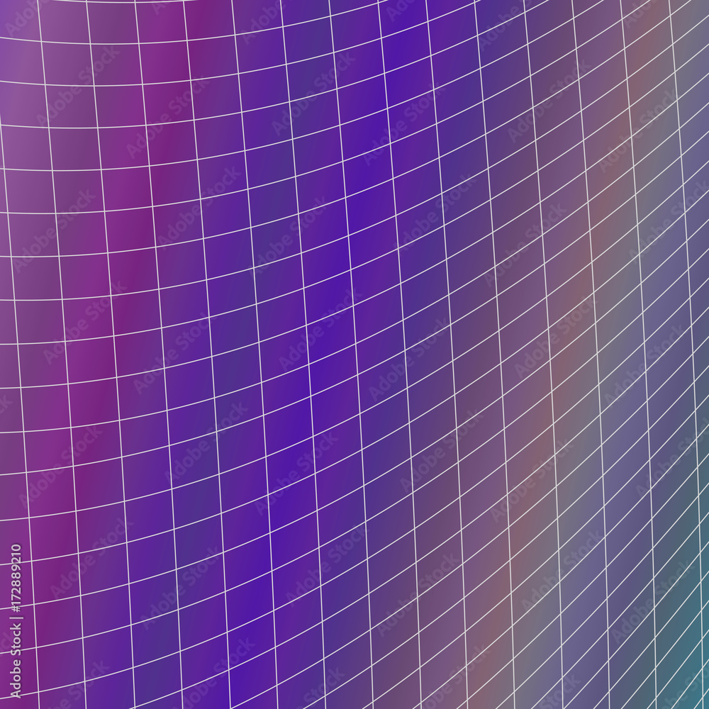 Purple colorful geometrical grid background - vector design from curved ...