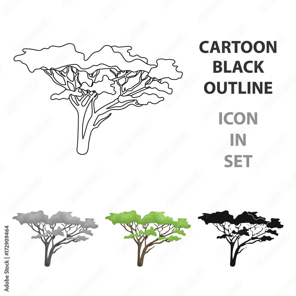 Safari Tree Vector