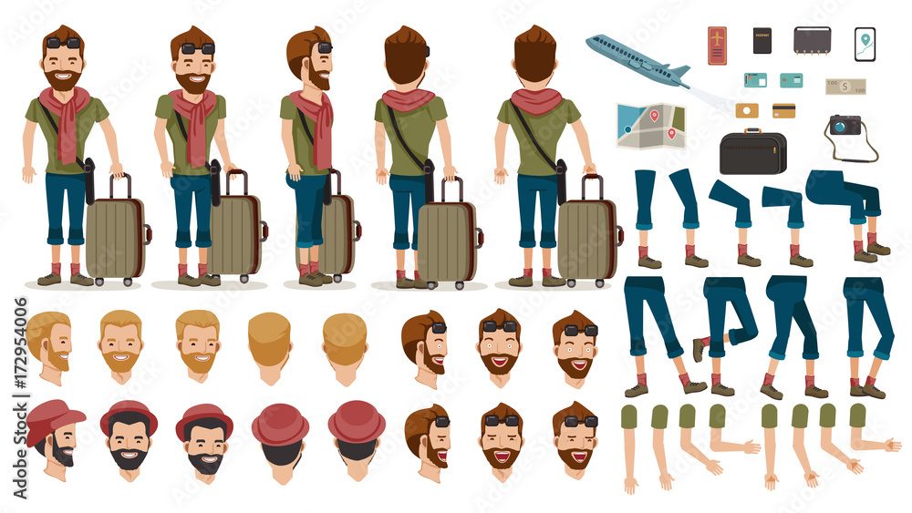 Animated Moving People