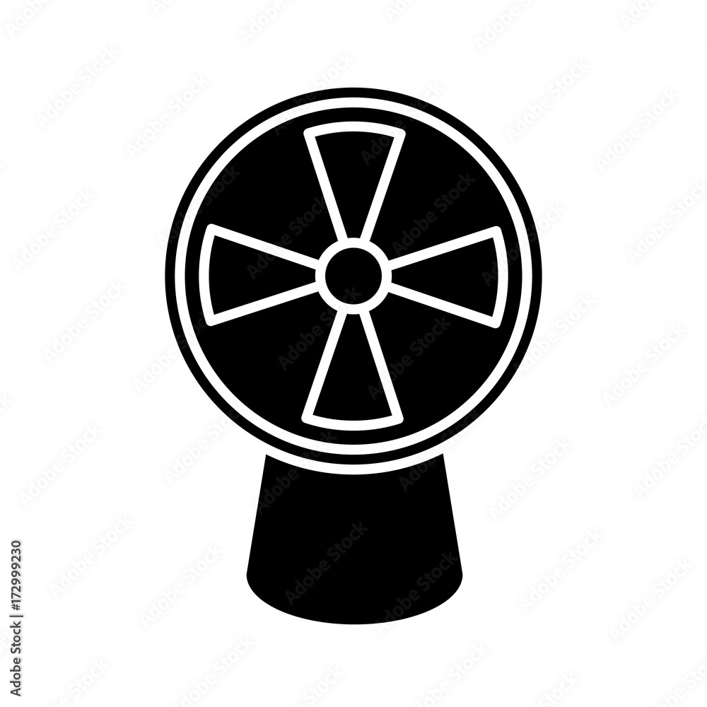 Air fan ventilation icon vector illustration graphic design Stock ...