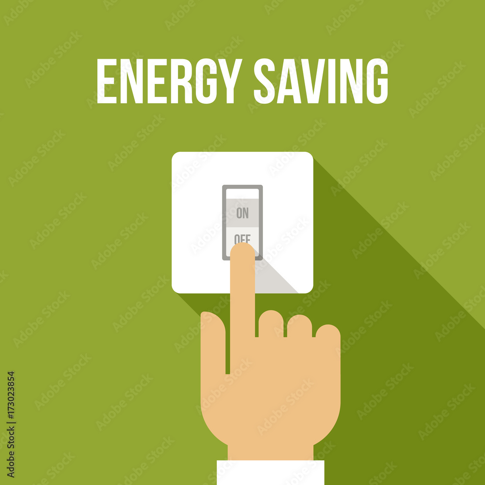 Energy saving Stock Vector | Adobe Stock