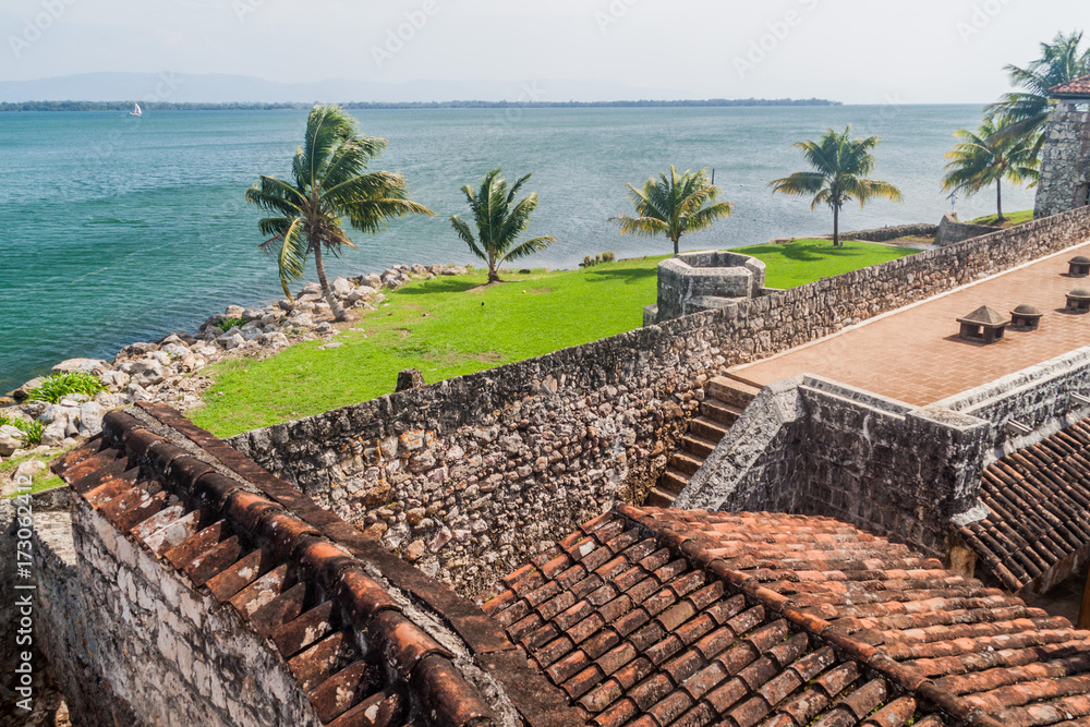 Castillo de San Felipe, Spanish colonial fort at the entrance to Lake ...
