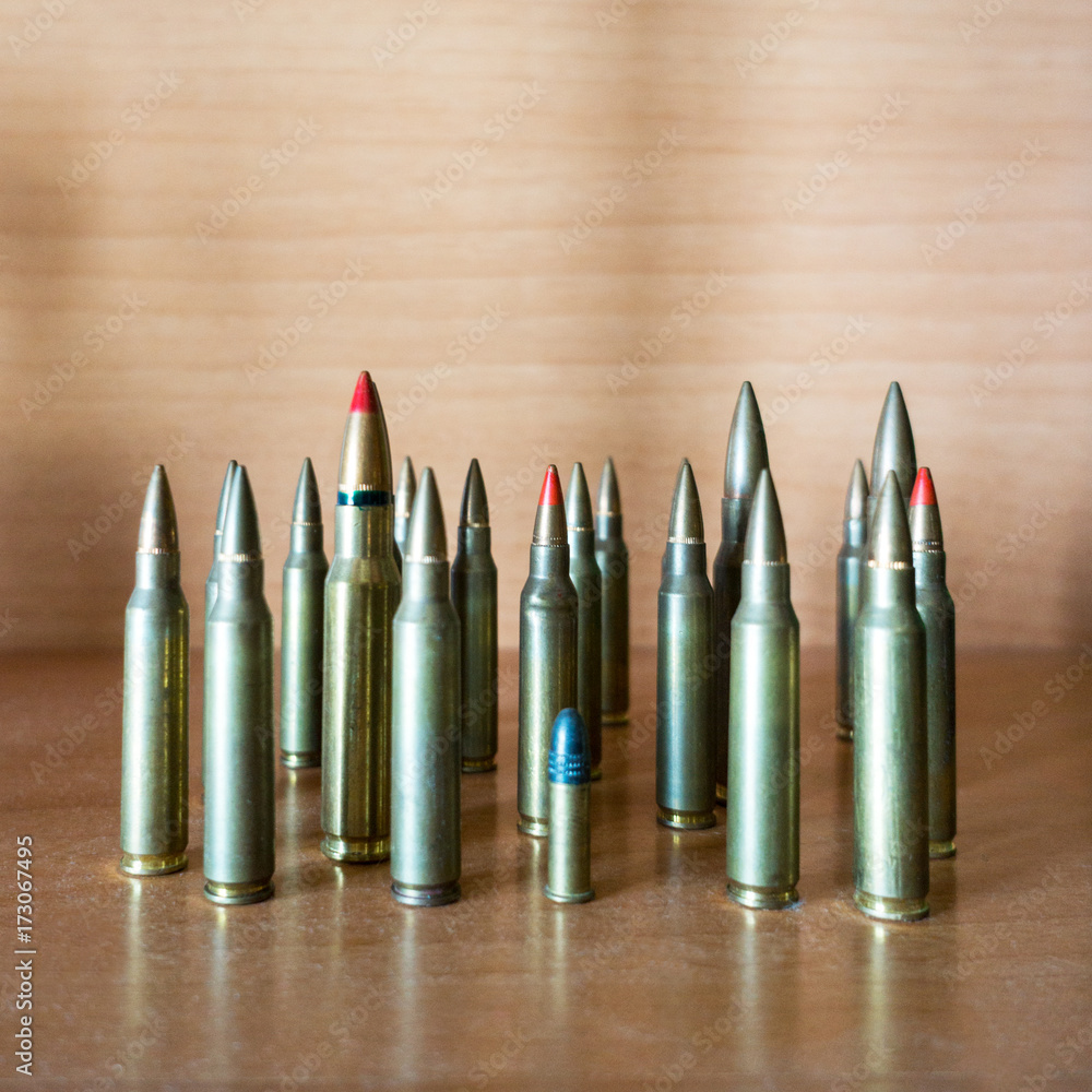 Different types of bullets Stock Photo | Adobe Stock