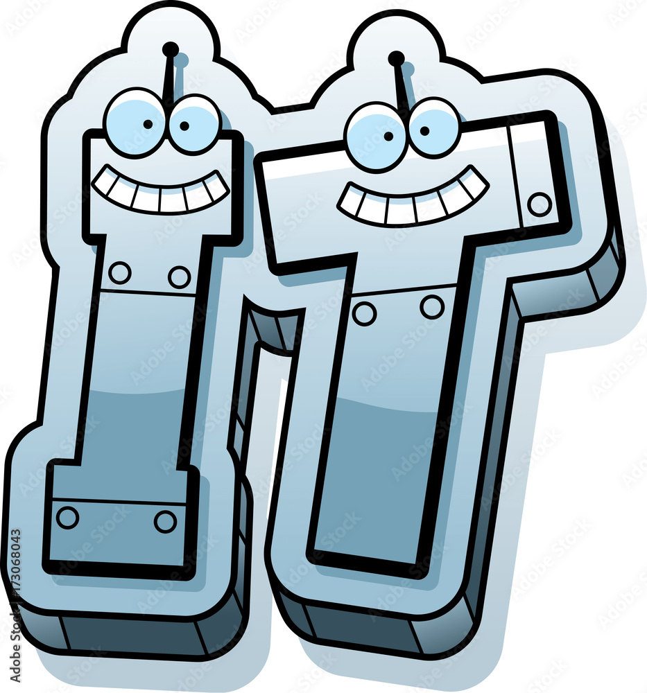 Cartoon IT Text Stock Vector | Adobe Stock