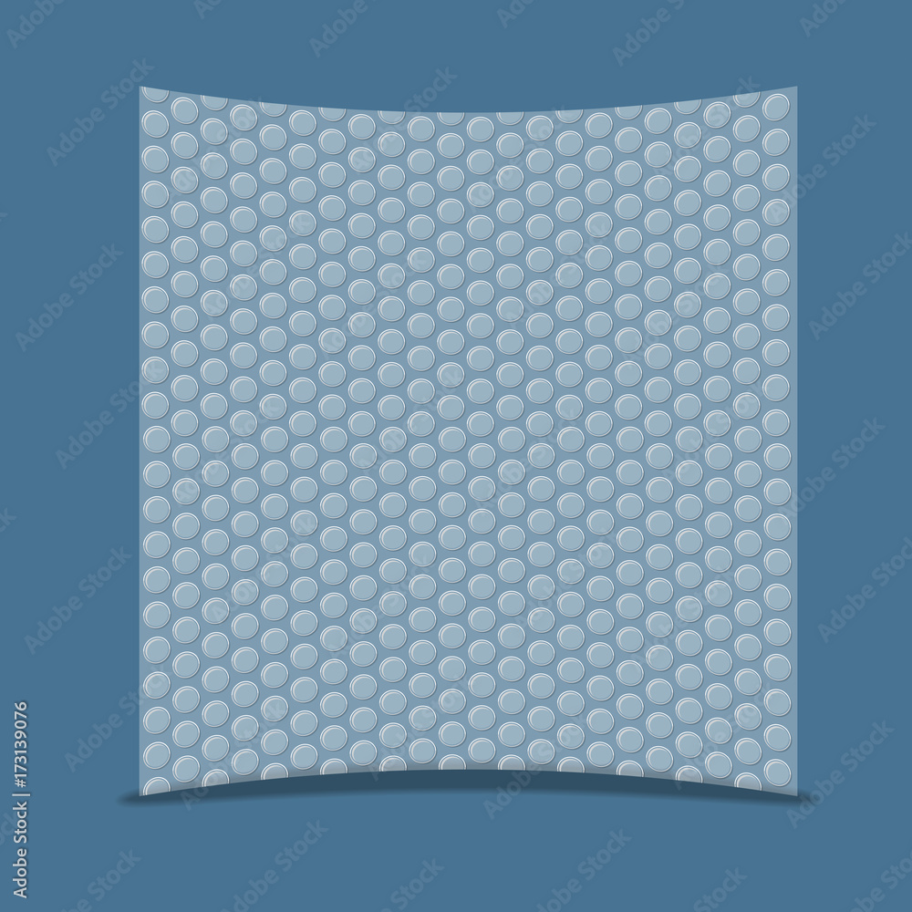 Air bubble wrap vector illustration. Stock Vector | Adobe Stock