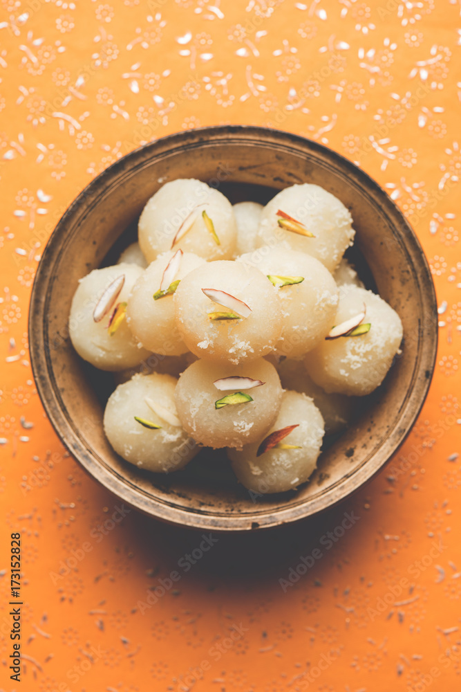 Stock Photo of Rasgulla or sponge Ras Gulla, It is made from ball ...