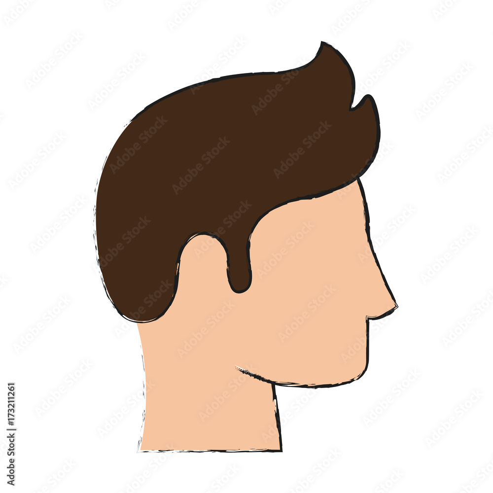 Man faceless head icon vector illustration graphic design Stock Vector ...