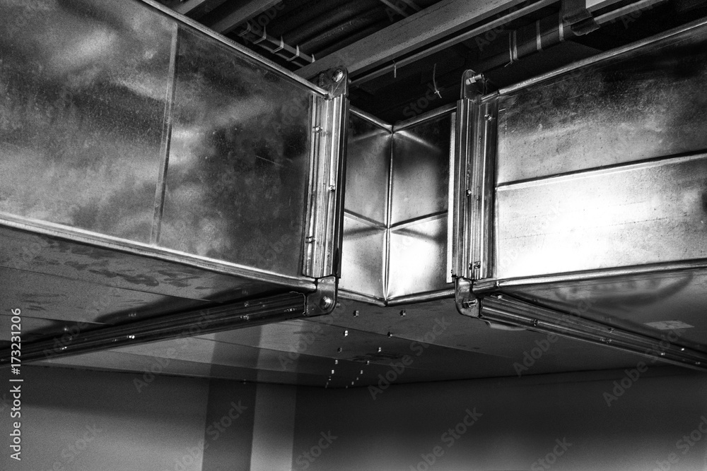 Photo & Art Print Metal Duct corner piece, jaypetersen