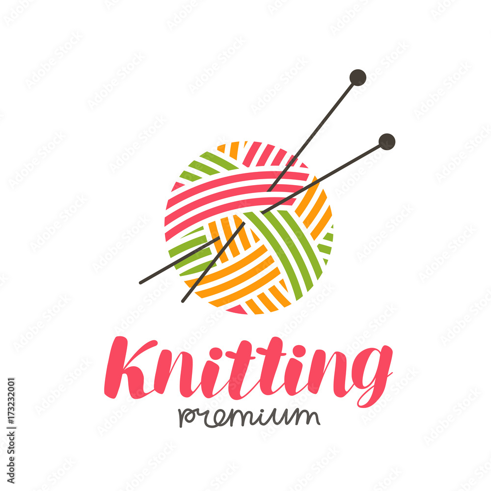 Knitting Needles Logo