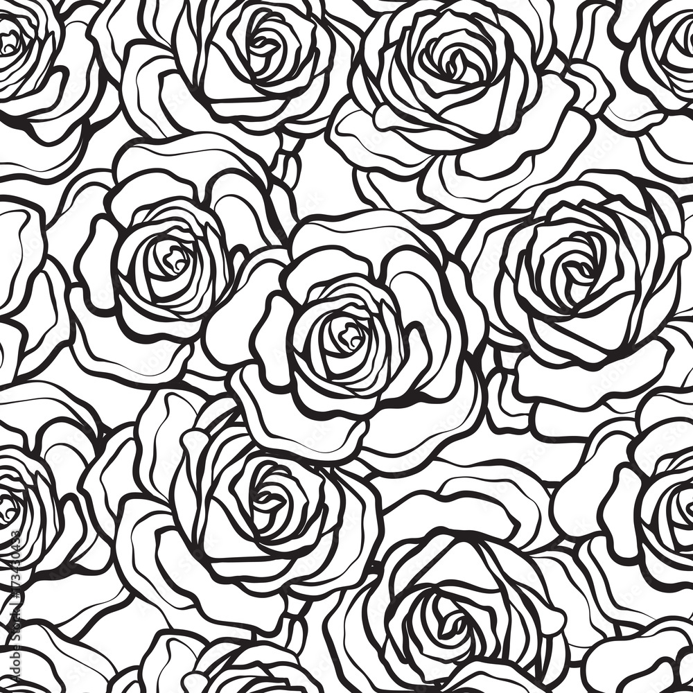 Rose Vector Pattern