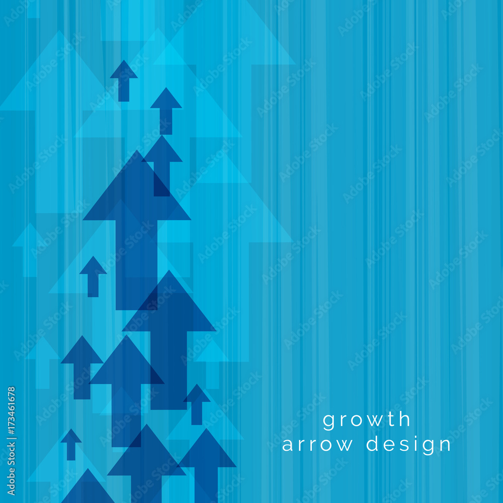 blue upward arrow vector background Stock Vector | Adobe Stock