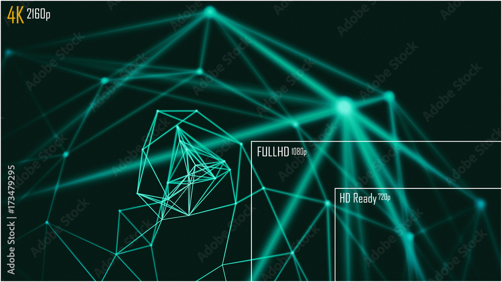 4K // Full HD // HD Ready television resolution display with comparison ...