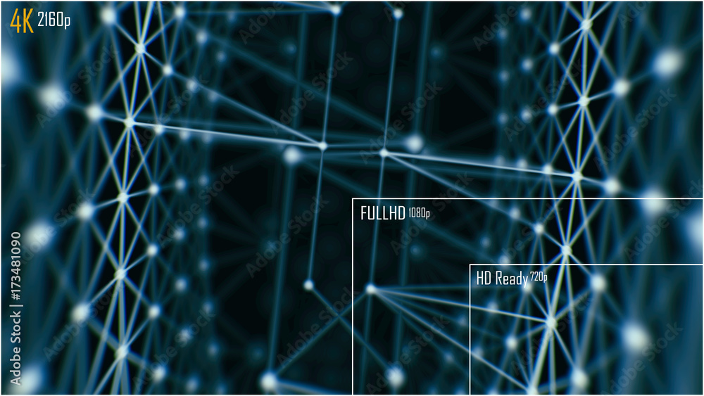 4K // Full HD // HD Ready television resolution display with comparison ...