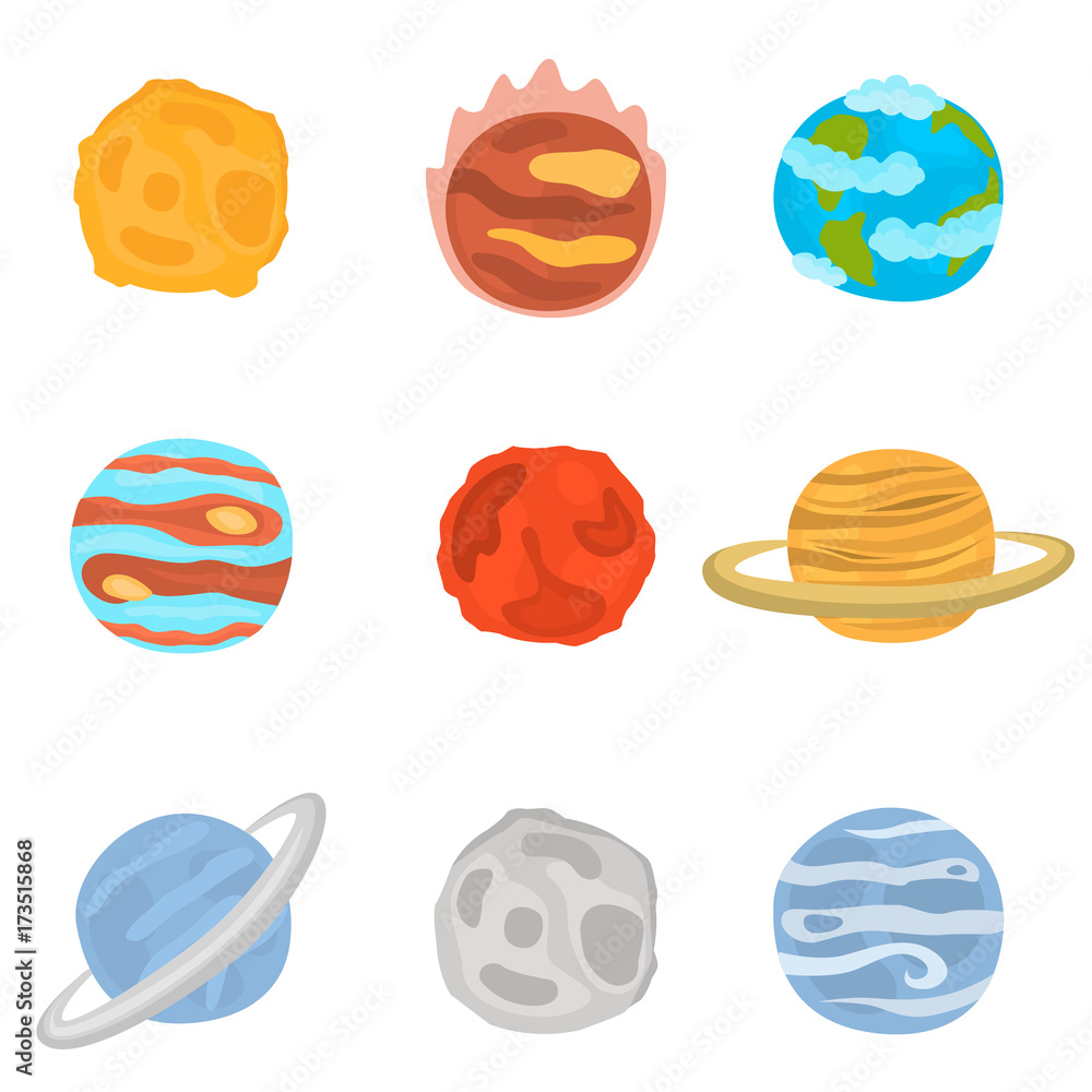 Planets In Our Solar System Colors